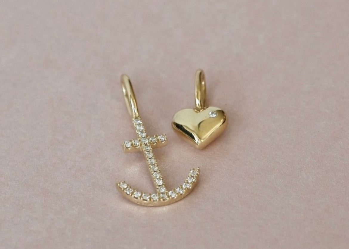 Guld vedhæng | Køb elegant vedhæng guld | Fri fragt – N.H. Jørgsensen