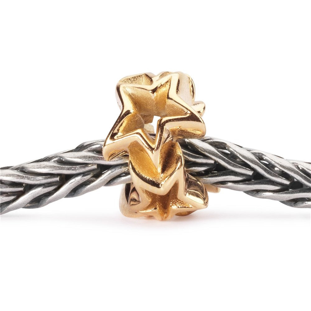 Trollbeads Wishing Star, Gold Bead