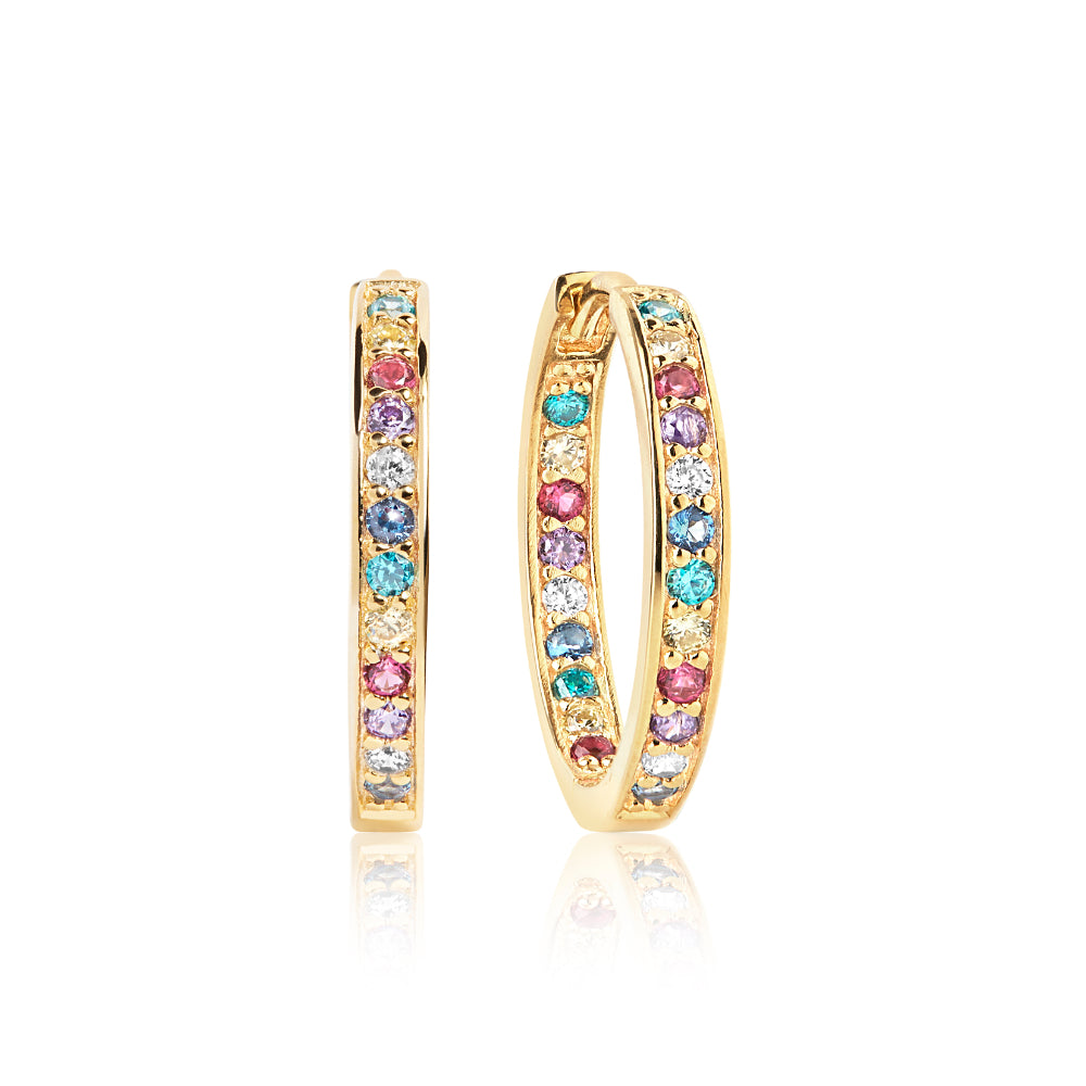 Sif Jakobs Corte øreringe - Forgyldt sølv